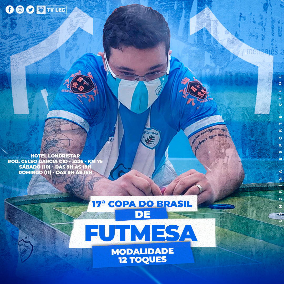 17ª Copa do Brasil de Futebol de Mesa será em Londrina