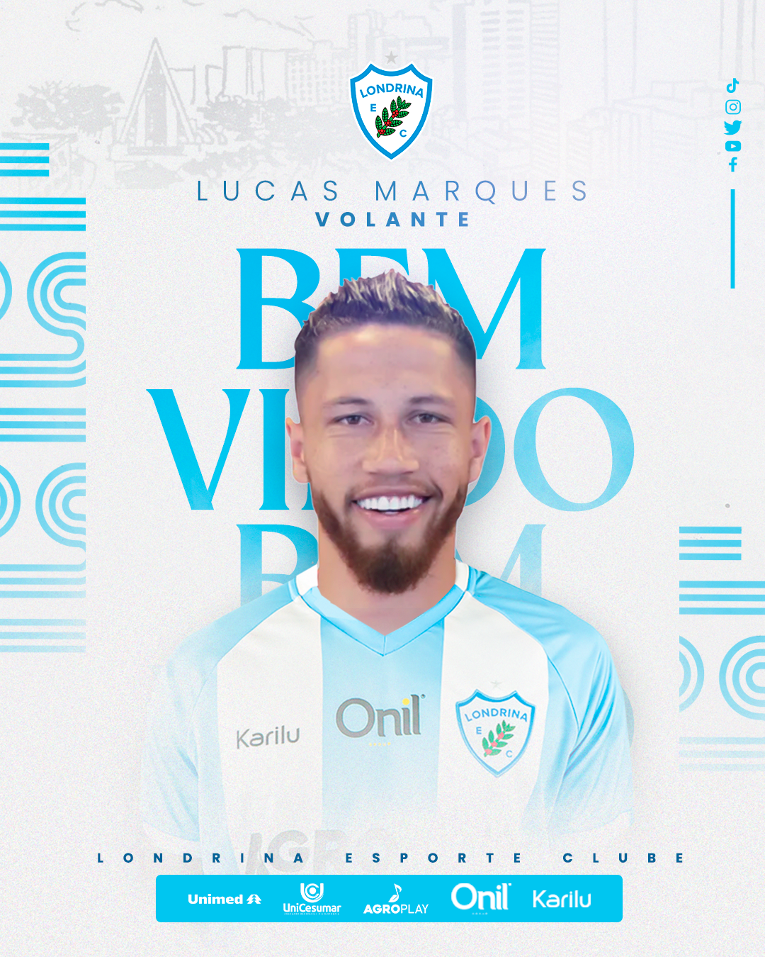 Lucas Marques é o novo reforço do Tubarão